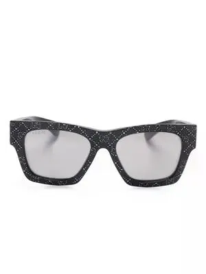 Gucci Interlocking G Embellished Sunglasses - Black