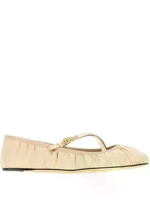 Dolce & Gabbana Leather Ballerina Shoes