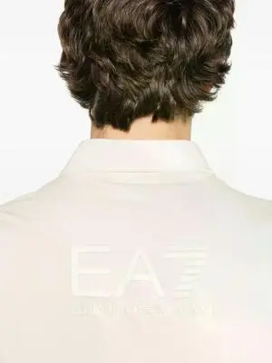 EA7 Raised-logo Polo Shirt