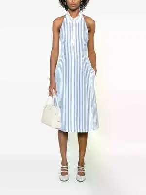 Thom Browne Striped Midi Dress