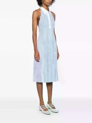 Thom Browne Striped Midi Dress