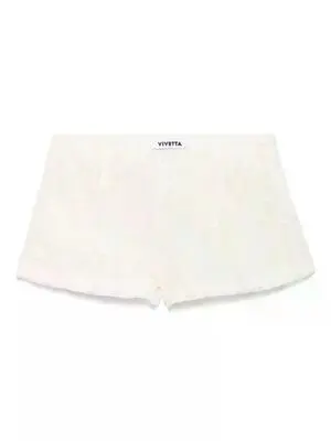 Vivetta Lace Shorts - Neutrals