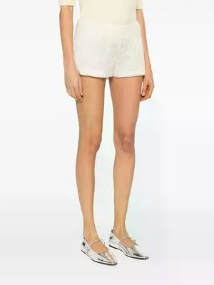 Vivetta Lace Shorts - Neutrals