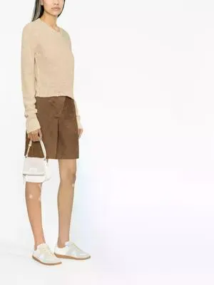 MAISON MARGIELA V-neck Basket-weave Jumper