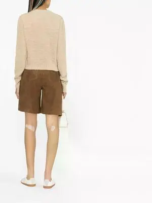 MAISON MARGIELA V-neck Basket-weave Jumper