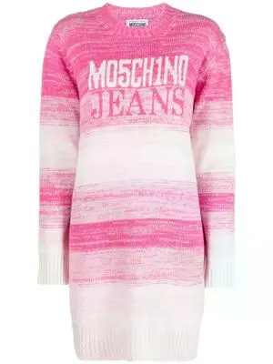 Moschino Logo Intarsia Wool-blend Jumper