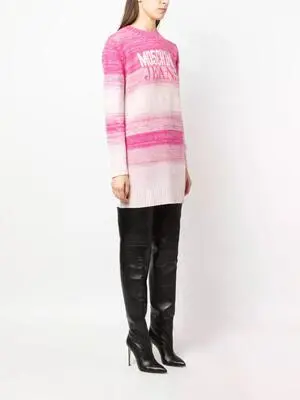 Moschino Logo Intarsia Wool-blend Jumper