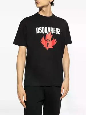 Dsquared2 Ghost Maple Leaf Cool T-shirt