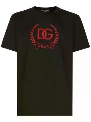 Dolce & Gabbana Embroidered-logo Cotton T-shirt