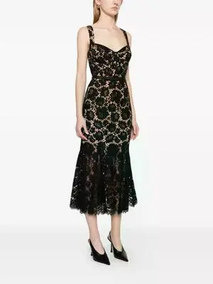 SELF-PORTRAIT Lace Midi Dress