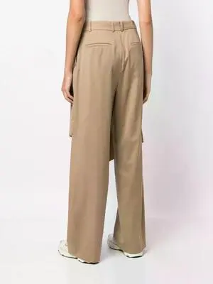 Goen.j Panelled Tailored Trousers - Brown