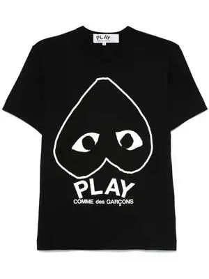 Play Comme Des Garcon Logo-print T-shirt