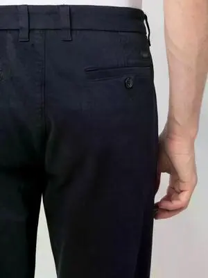 FAY Mid-rise Tapered Trousers - Blue