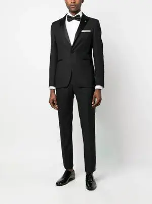 Tagliatore Single-breasted Dinner Suit - Black