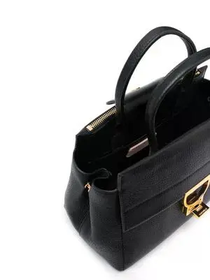 COCCINELLE Medium Arlettis Leather Tote - Black