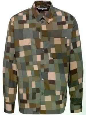 Maison Kitsuné Geometric-print Shirt