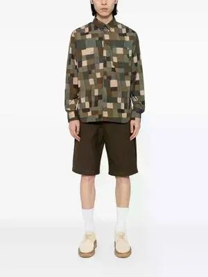 Maison Kitsuné Geometric-print Shirt