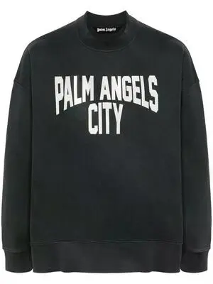 Palm Angels Washed-effect Sweatshirt