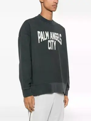 Palm Angels Washed-effect Sweatshirt