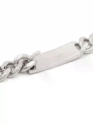 Dsquared2 Chain-link Necklace With Logo Plaque