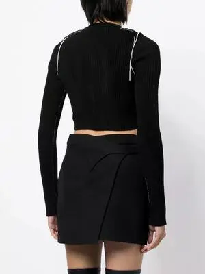 Off-White Outline Cropped Cardigan
