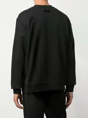 3.1 Phillip Lim Logo Patch Detail Sweatshirt - Black
