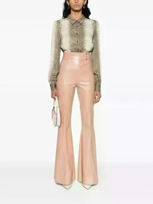 TWINSET Lizard Skin Effect Button-up Shirt