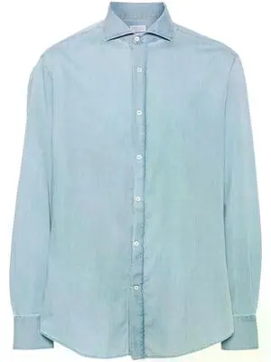 Brunello Cucinelli Spread-collar Cotton Shirt