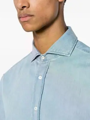 Brunello Cucinelli Spread-collar Cotton Shirt
