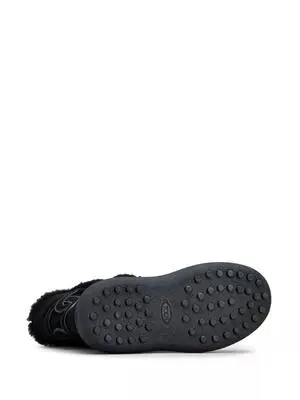 TOD'S Kate Shearling Boots - Black