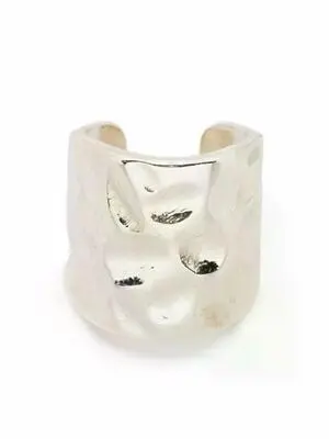 Emanuele Bicocchi Hammered Mid Ear Cuff - Silver