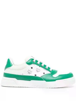 Mcm Skyward Monogram-print Low-top Sneakers