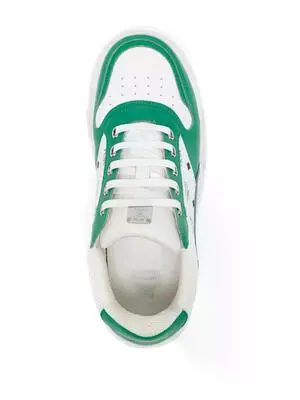 Mcm Skyward Monogram-print Low-top Sneakers