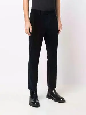 PT TORINO Slim-fit Velvet Trousers - Blue