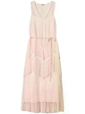 TWINSET Pleated Tulle Dress