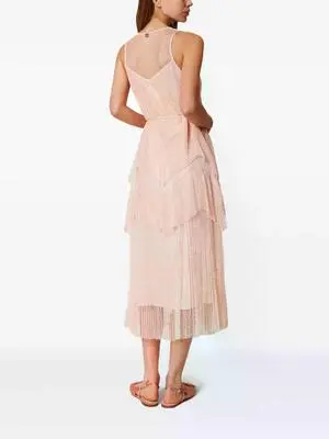 TWINSET Pleated Tulle Dress
