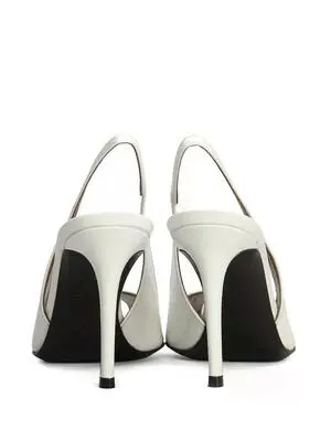 GIUSEPPE ZANOTTI 90mm Intriigo Open Toe Sandals - White