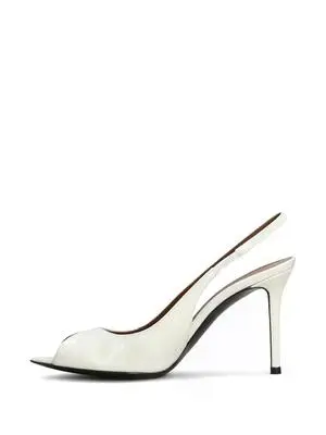 GIUSEPPE ZANOTTI 90mm Intriigo Open Toe Sandals - White