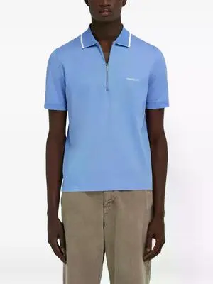 FERRAGAMO Zip-up Polo Shirt