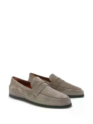 TOD'S Suede Loafers - Grey