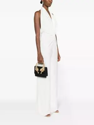 Roberto Cavalli Roar Leather Tote Bag - Black