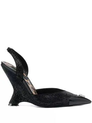 Philipp Plein Decollete 105mm Crystal-embellished Pumps