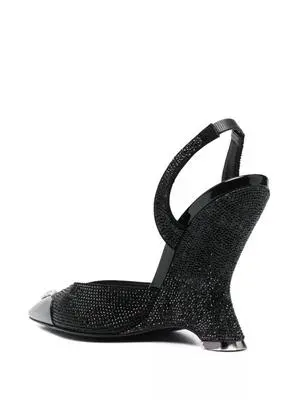 Philipp Plein Decollete 105mm Crystal-embellished Pumps