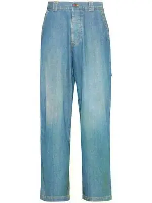 MAISON MARGIELA Mid-rise Wide-leg Jeans