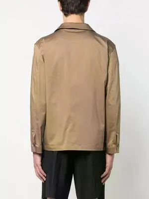 LARDINI Long-sleeve Stretch-cotton Shirt