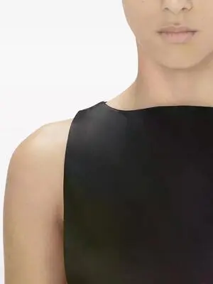 JW Anderson Square Neck Tank Top With Embroidered Anchor Logo