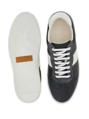 FERRAGAMO Logo-embossed Leather Sneakers
