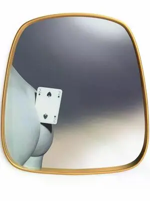 SELETTI Two Of Spades Mirror - Grey