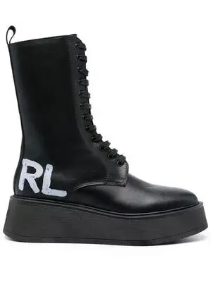 Karl Lagerfeld Logo Boots For Women