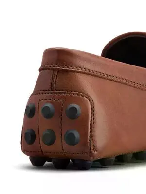TOD'S Logo-embossed Leather Penny Loafers